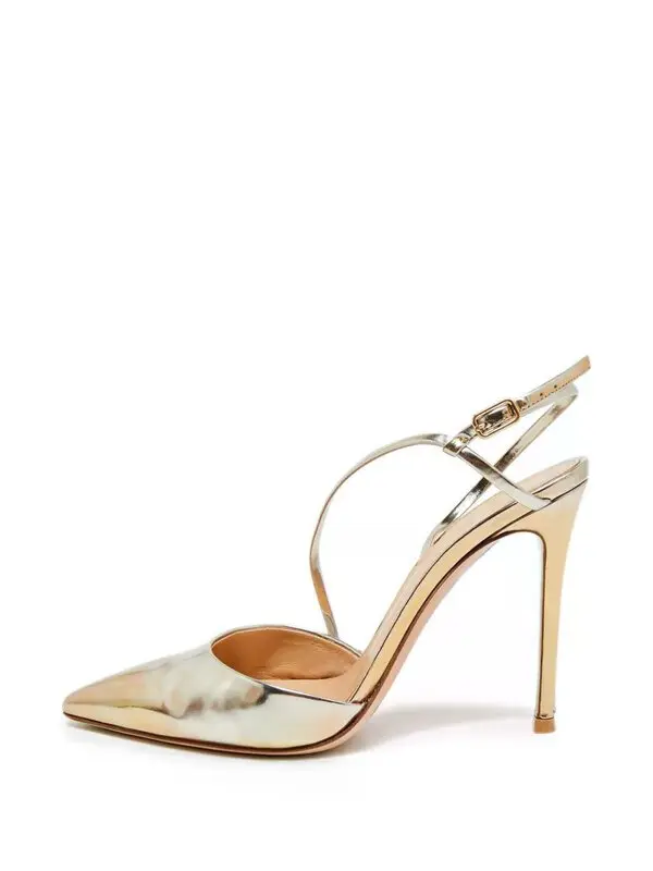 GIANVITO ROSSI Pointed-toe Slingback Pumps