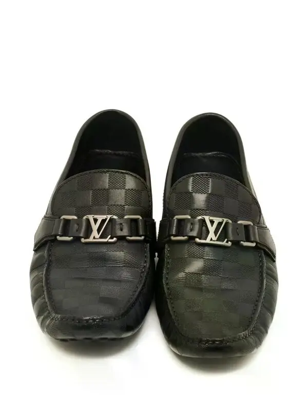 LOUIS VUITTON Damier Hockenheim Loafers