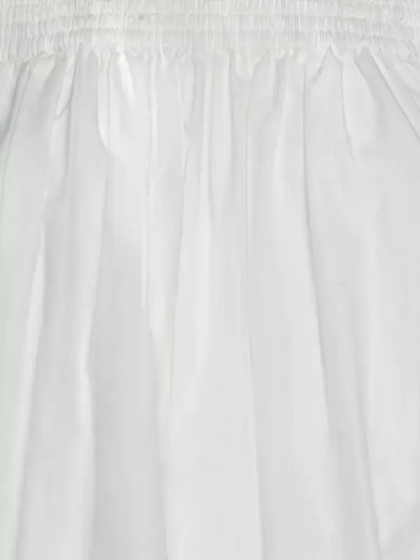 Alexander McQueen Embroidered Off-shoulder Top