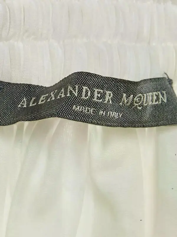 Alexander McQueen Embroidered Off-shoulder Top