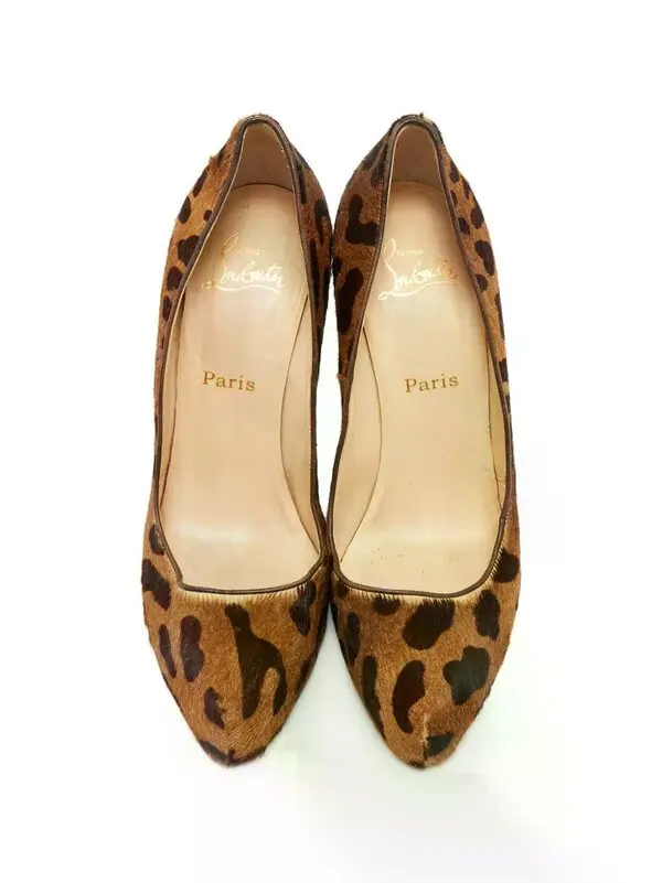 CHRISTIAN LOUBOUTIN Leopard-print Platform Stiletto Pumps