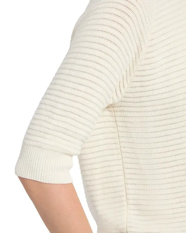 Lyssé Regina Crewneck Cardigan Sweater