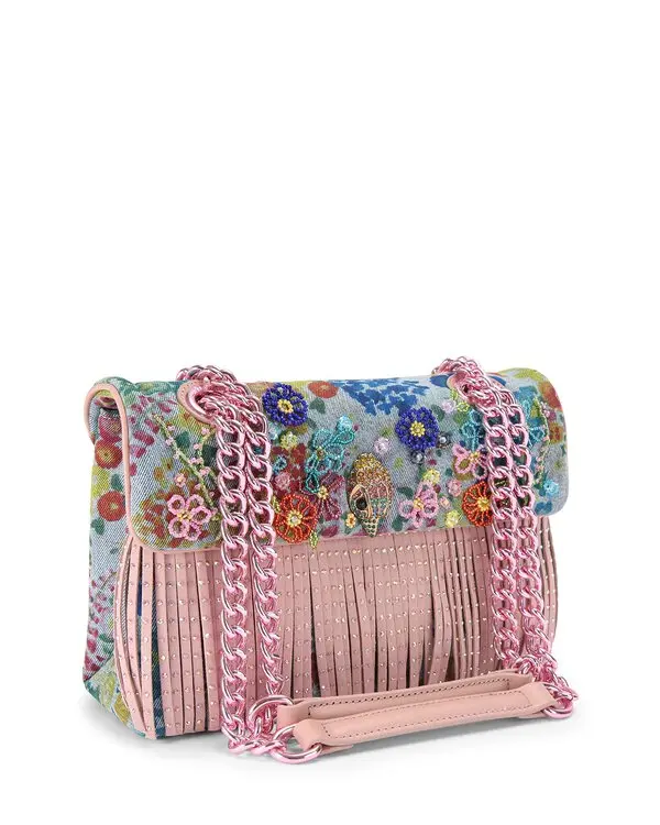 Kurt Geiger Kensington Large Fringe Shoulder Bag - Light/pastel