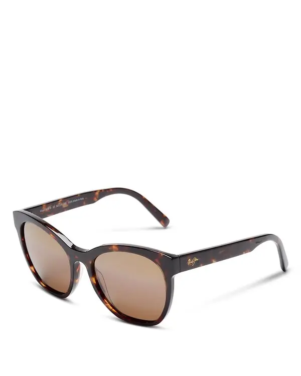 Maui Jim Alulu Square Sunglasses, 56mm - Tortoise