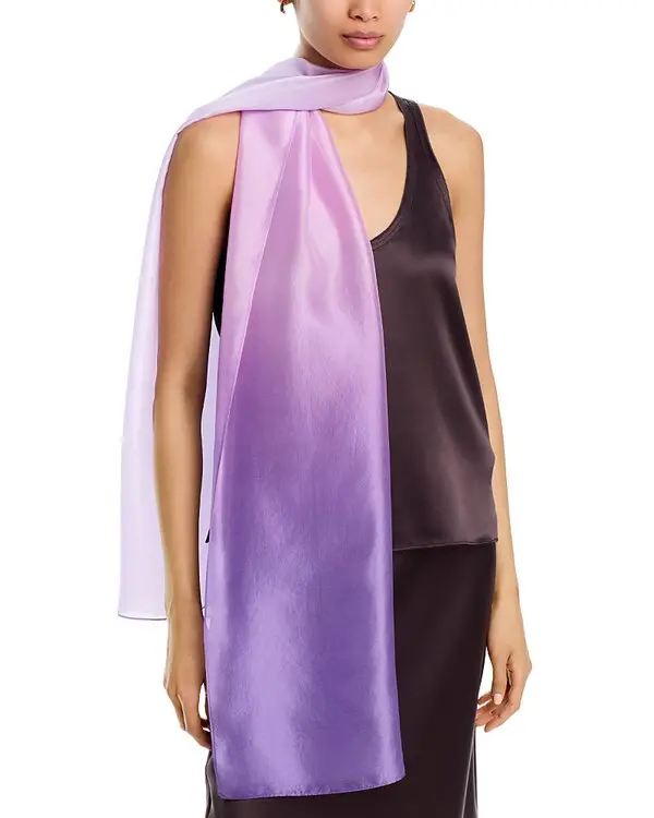 Eileen Fisher Washed Silk Scarf - Petunia