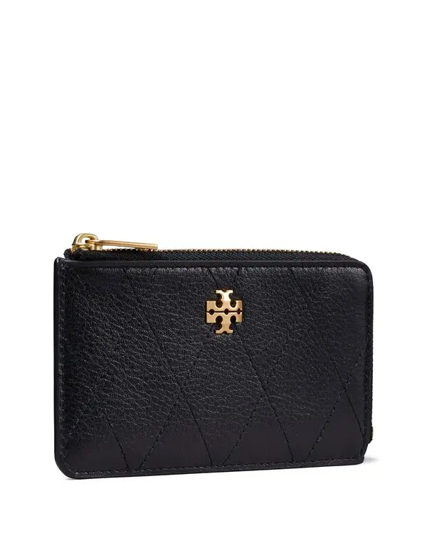 Tory Burch Charlie Quilted Leather Card Case