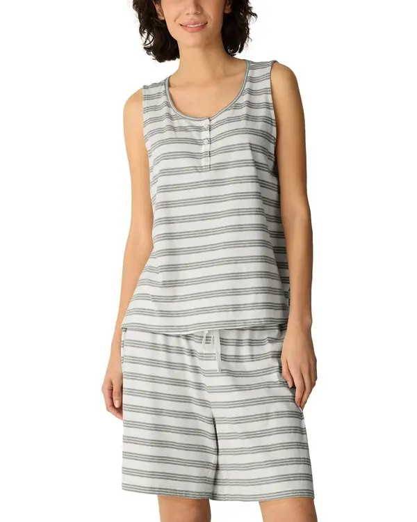 Eileen Fisher Sleep Top And Sleep Short Set - Agave