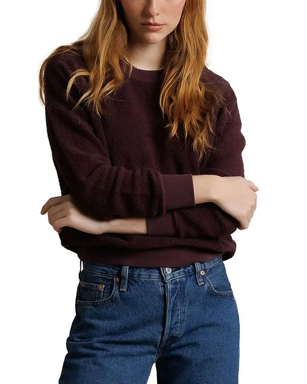 PERFECTWHITETEE Ziggy Sweatshirt - Cherry Lacquer