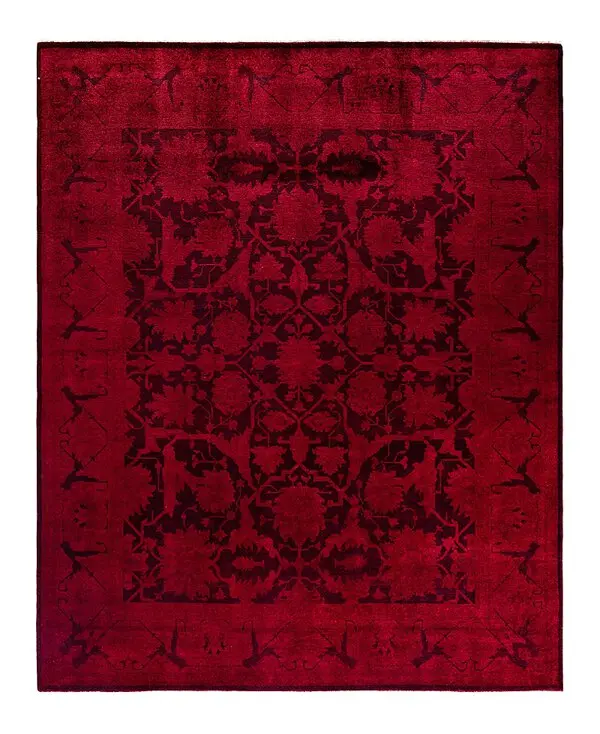 Bloomingdale'S Fine Vibrance M1621 Area Rug, 8'4 X 10'3 - Red