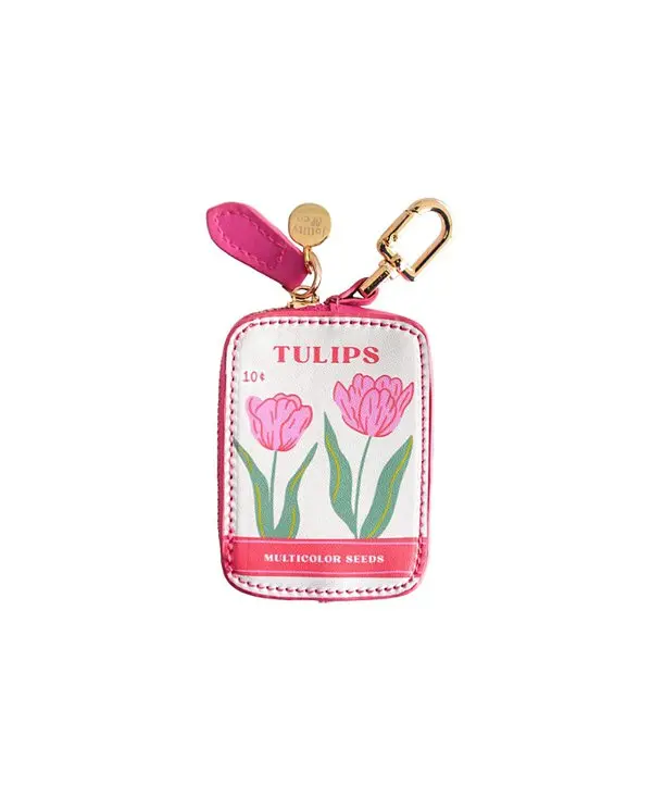 JOLLITY & CO In Bloom Floral Bag Charms, Set Of 1 - Tulips