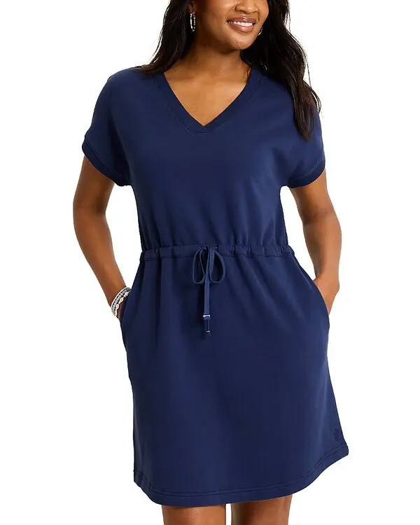 Tommy Bahama Marina Del Mar V Neck Dress - Coastline