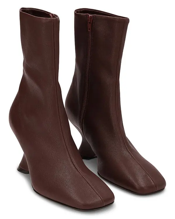 Dries Van Noten High Heel Boots - Bordeaux