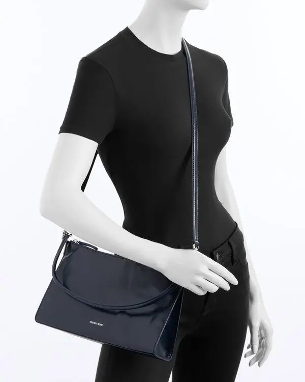 Veronica Beard Vida Small Leather Shoulder Bag
