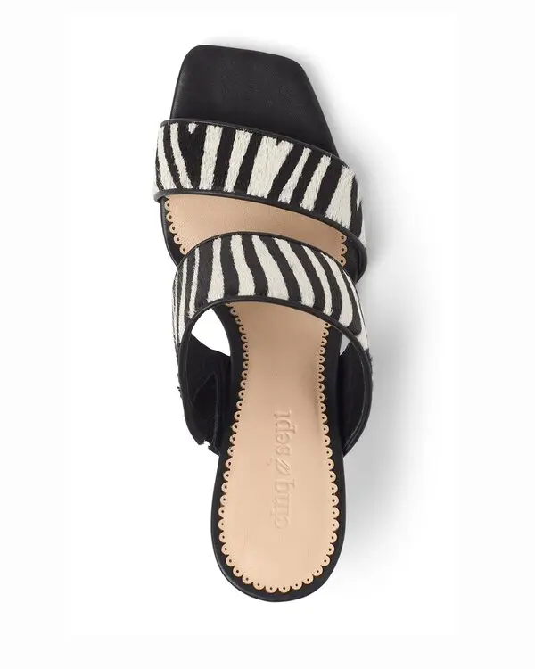 Cinq À Sept Sutton Calf Hair Sandals