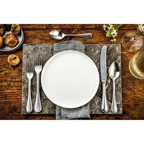 MEPRA 20 Piece Perla Pewter Flatware Set, Service For 4