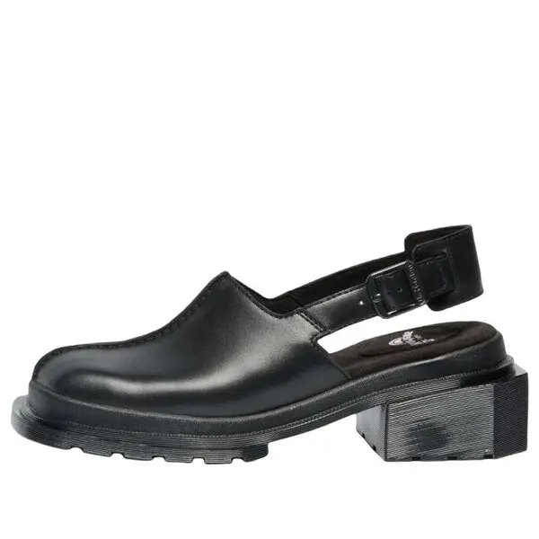 Dr. Martens Maybole Square Toe Leather Mules