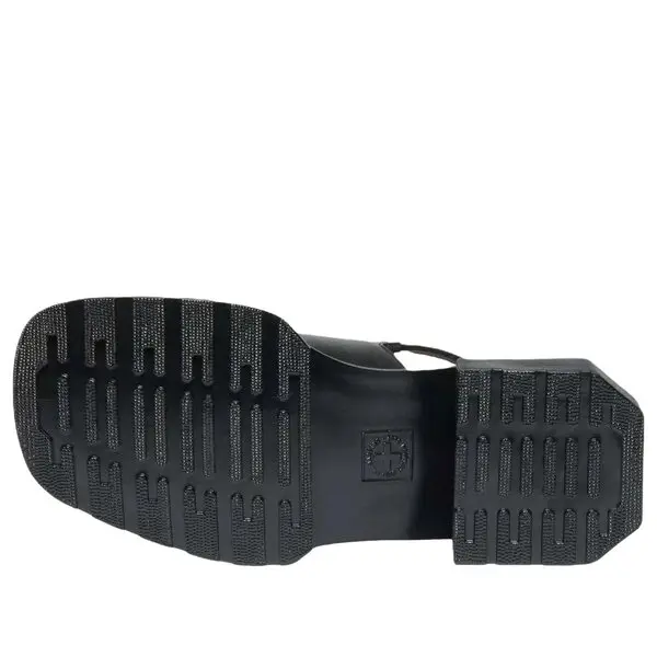 Dr. Martens Maybole Square Toe Leather Mules