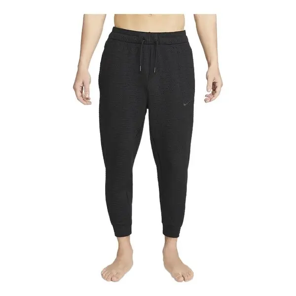 Nike Yoga Dry Fit Textured Pants - Black