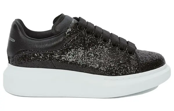 Alexander McQueen Oversized Glitter Sneakers