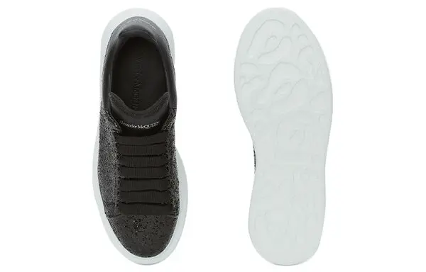 Alexander McQueen Oversized Glitter Sneakers