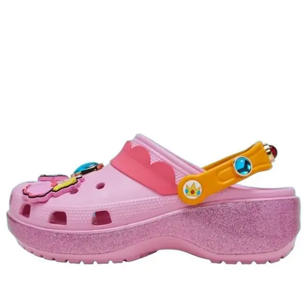 CROCS X Nintendo Classic Clog "princess Peach - Pink