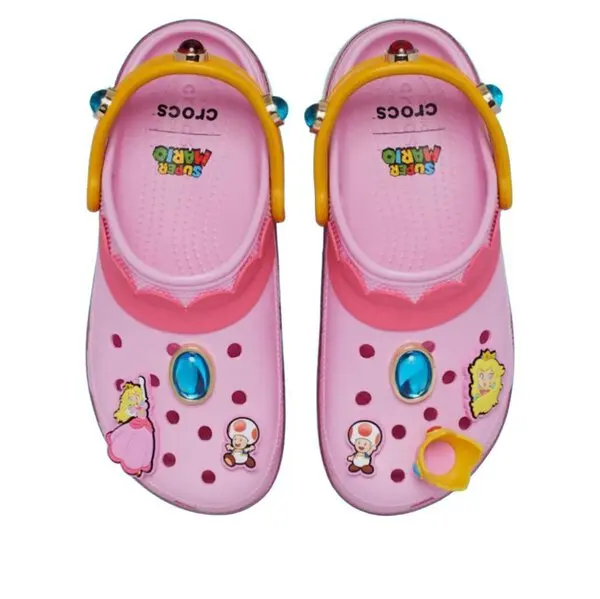 CROCS X Nintendo Classic Clog "princess Peach - Pink