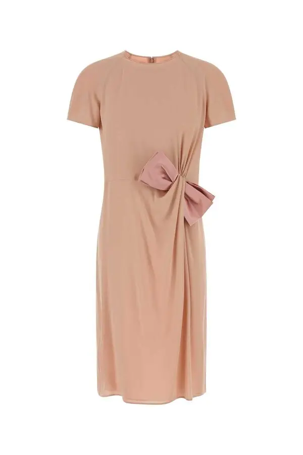 Valentino Garavani Silk Crepe Dress - Pink