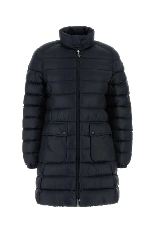 Moncler Navy Nylon Genet Down Jacket