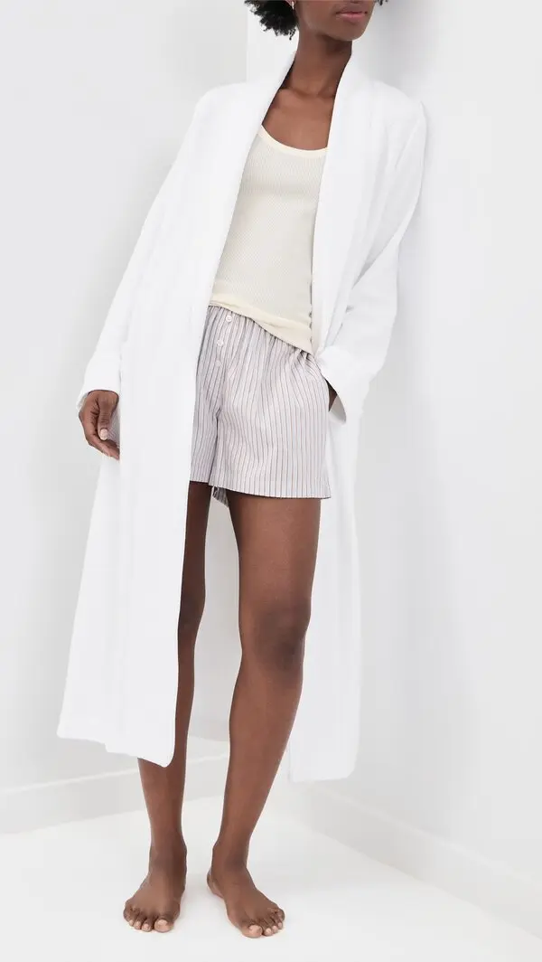 PETITE PLUME Luxe Pima Cotton Ophelia Robe