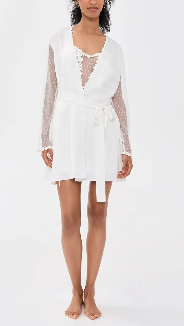 Flora Nikrooz Showstopper Charmeuse Robe