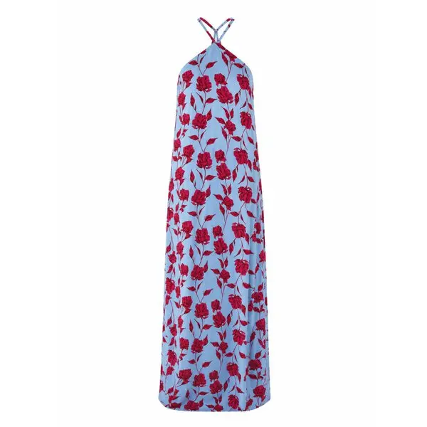 MIND TRAVELER Kate Floral Dress - Blue