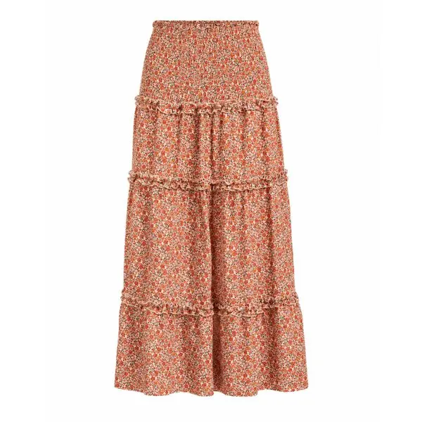 MIND TRAVELER Bruna Floral Skirt - Orange