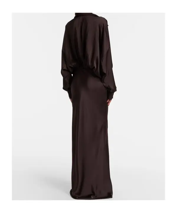 Norma Kamali Satin Gown