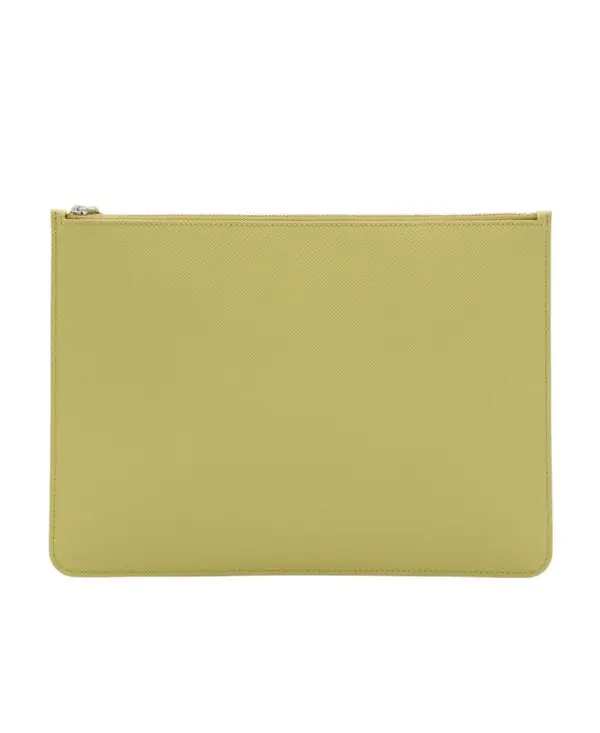 MAISON MARGIELA Zipped Clutch Bag - Green