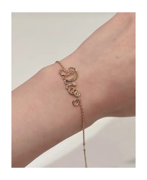 Dior Amour' Logo Chain Bracelet