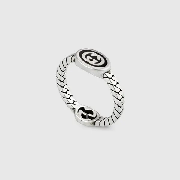 Gucci Thin Interlocking G Ring