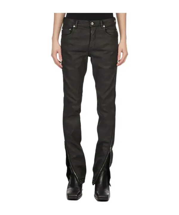 Rick Owens Vega Side-zip Jeans - Black