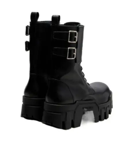 Balenciaga Platform Height-increasing Combat Boots