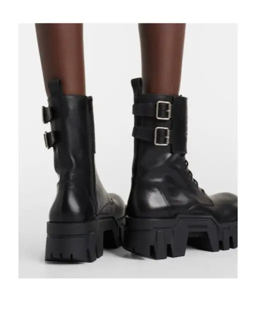 Balenciaga Platform Height-increasing Combat Boots