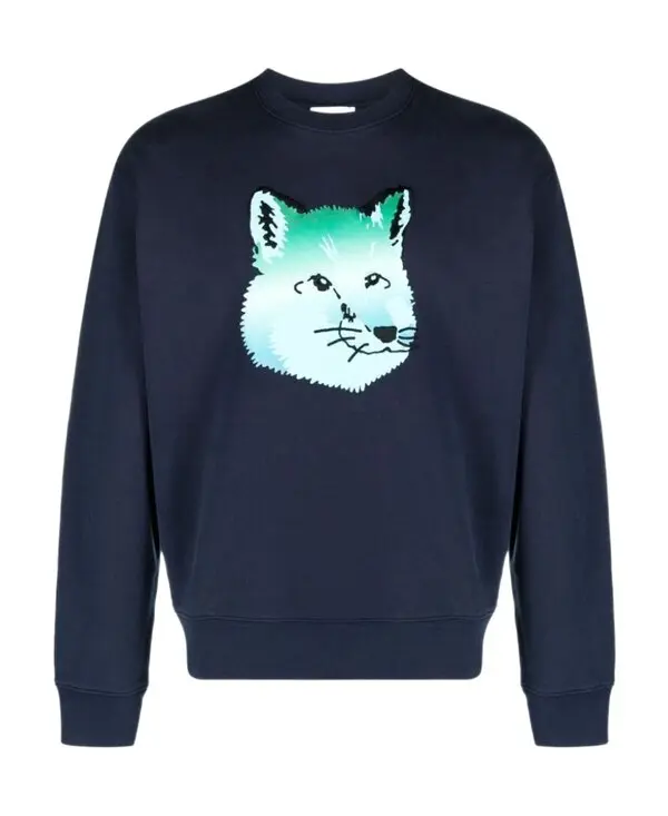 Maison Kitsuné Fox Head Print Sweatshirt