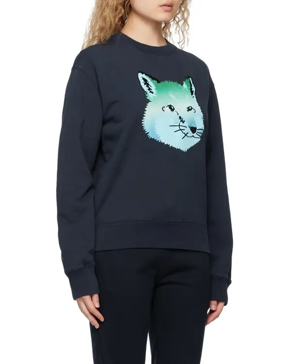 Maison Kitsuné Fox Head Print Sweatshirt