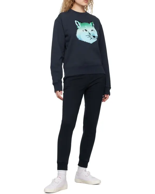 Maison Kitsuné Fox Head Print Sweatshirt