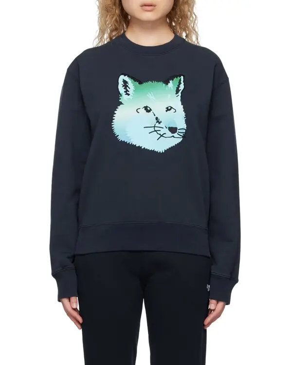 Maison Kitsuné Fox Head Print Sweatshirt