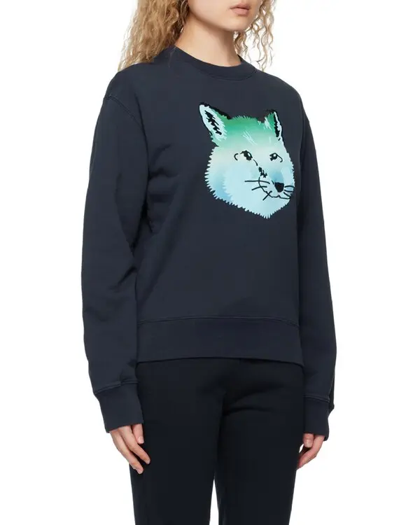Maison Kitsuné Fox Head Print Sweatshirt