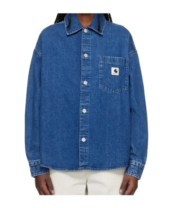 Carhartt Alta Pocket-detail Shirt - Blue
