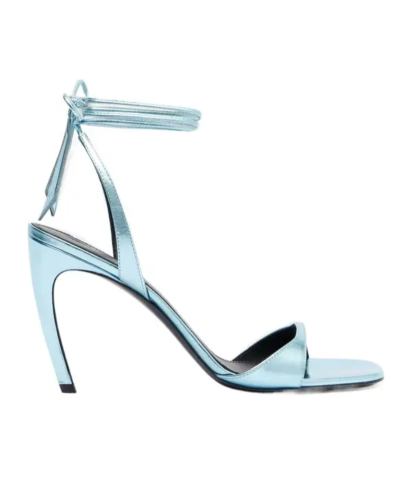 Attico Ora 95 Leather Slingback Sandals
