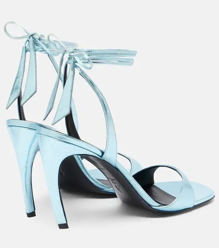 Attico Ora 95 Leather Slingback Sandals