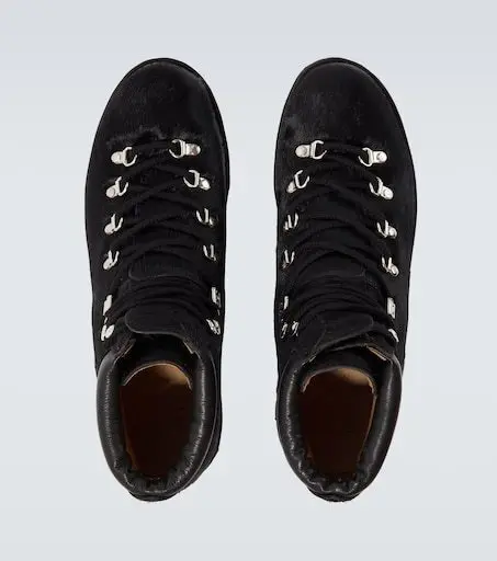 Junya Watanabe Paraboot Calf Hair Lace-up Boots
