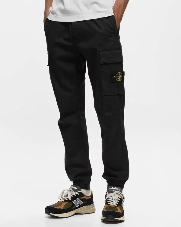 Stone Island Logo Patch Cargo Pants