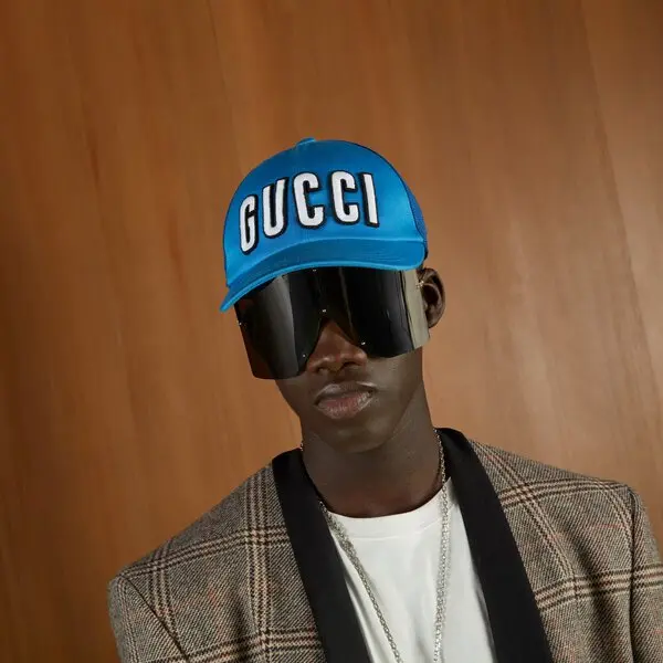 Gucci Logo-embroidered Mesh Cap
